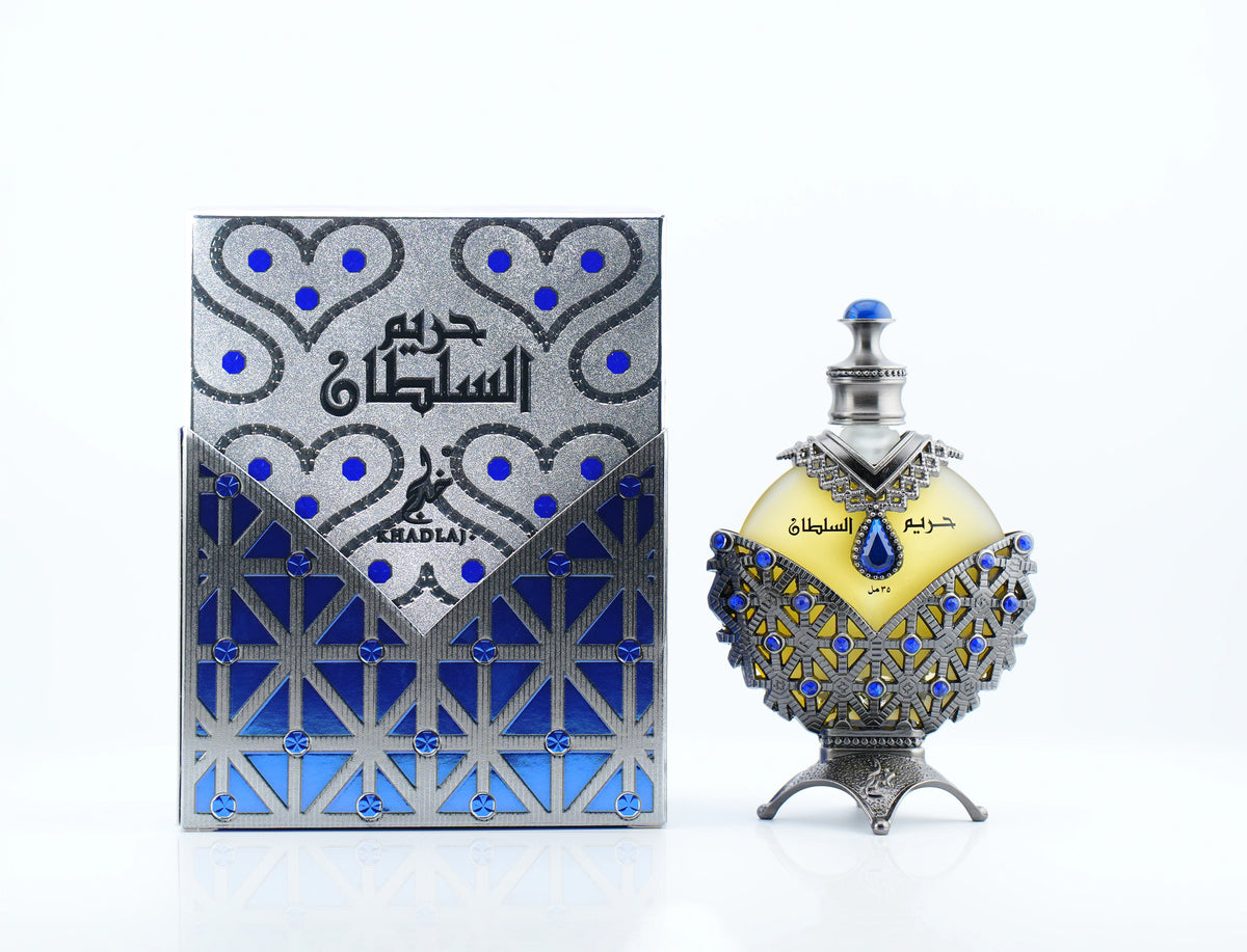 Khadlaj Hareem Al Sultan Blue Concentrated Perfume Oil 35ml – samawa perfumes