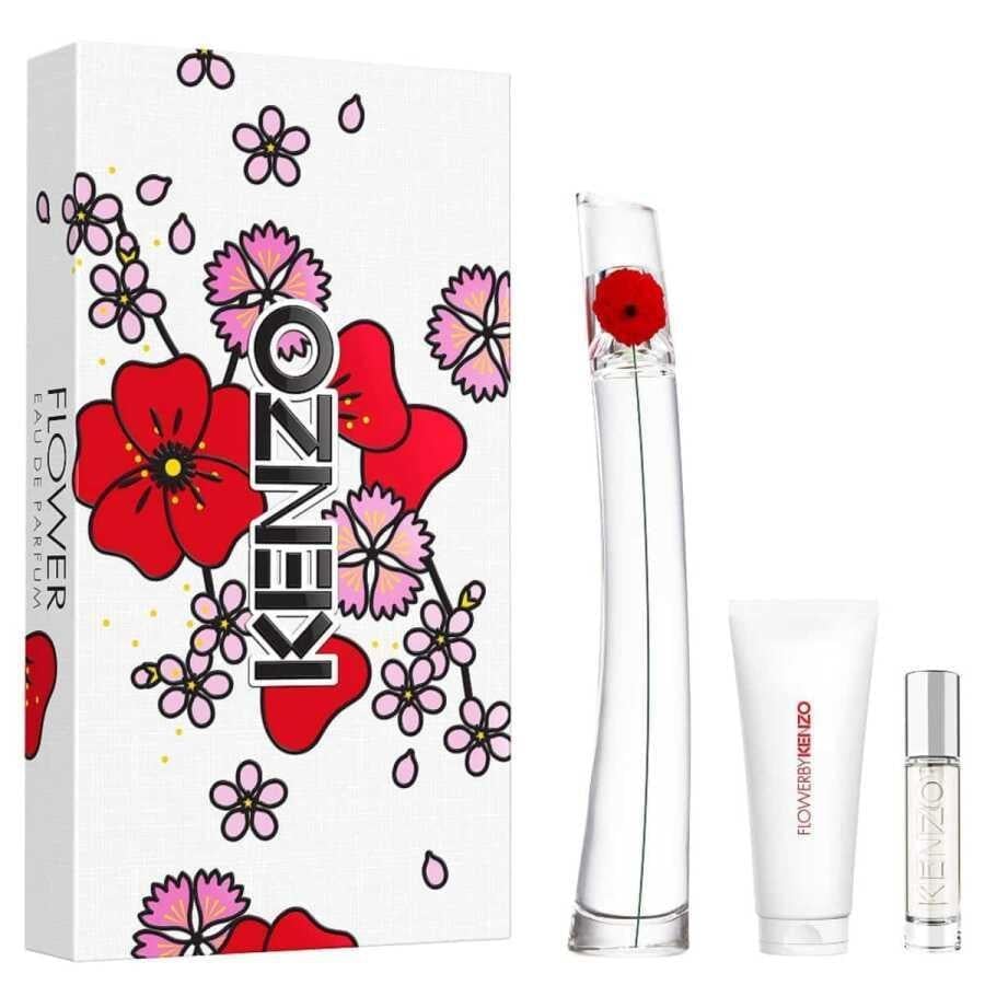 Kenzo Flower By Kenzo For Women Set EDP 100ml Refillable + EDP 10ml Re ...