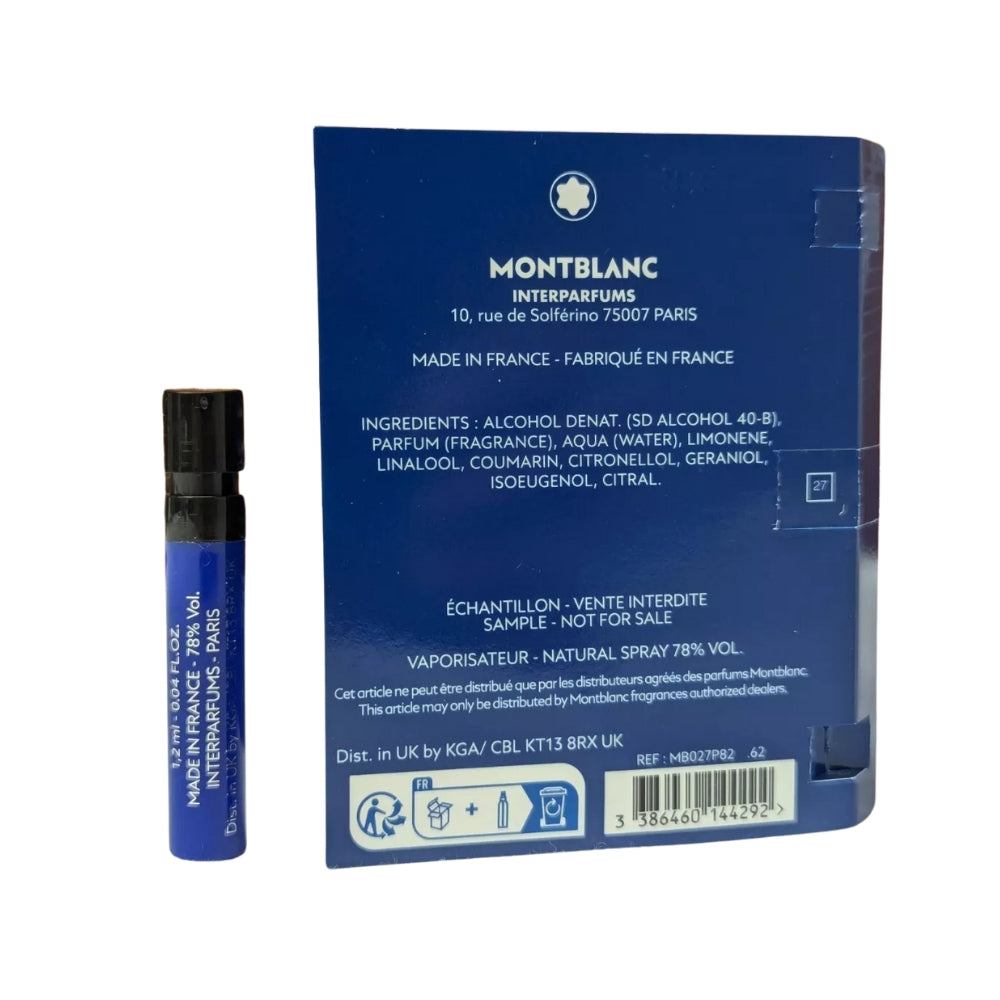 Mont Blanc Legend Blue For Men EDP 1.2ml Vials – samawa perfumes
