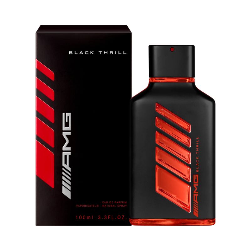 Mercedes Benz AMG Black Thrill For Men EDP 100ml Refillable – samawa ...