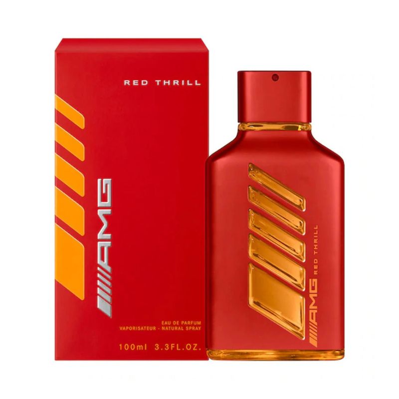 Mercedes Benz AMG Red Thrill For Men EDP 100ml Refillable – samawa perfumes