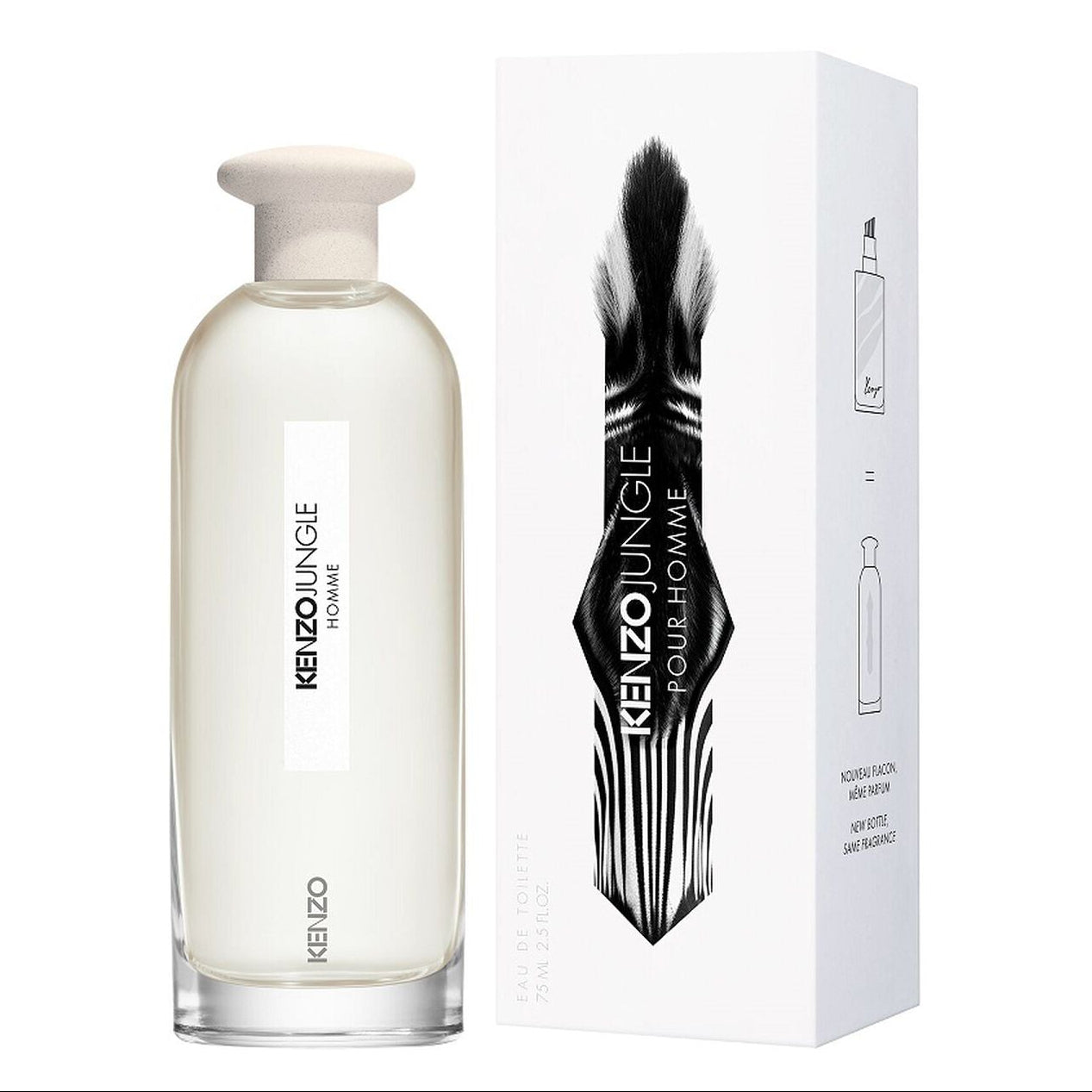 Kenzo Jungle Homme Eau De Toilette For Men - Woody Spicy Perfume 75ml ...