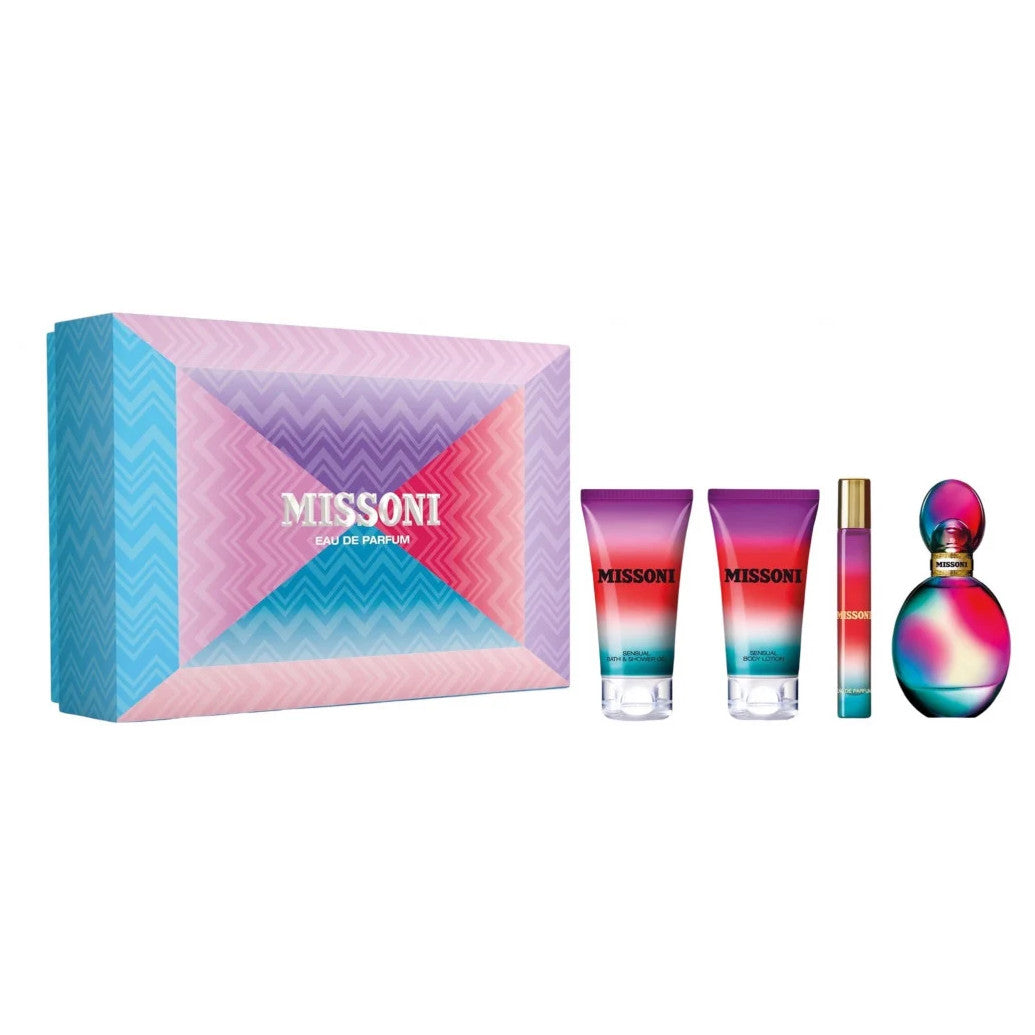 Missoni Set EDT 50ml + EDT 10ml Travel Spray + Perfumed Body Lotion 50 ...