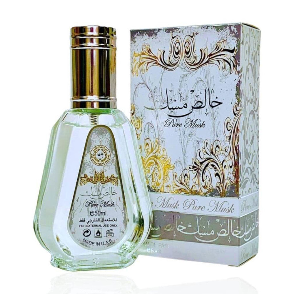 Ard Al Zaafaran Pure Musk Perfume For Unisex EDP 50ml – samawa perfumes