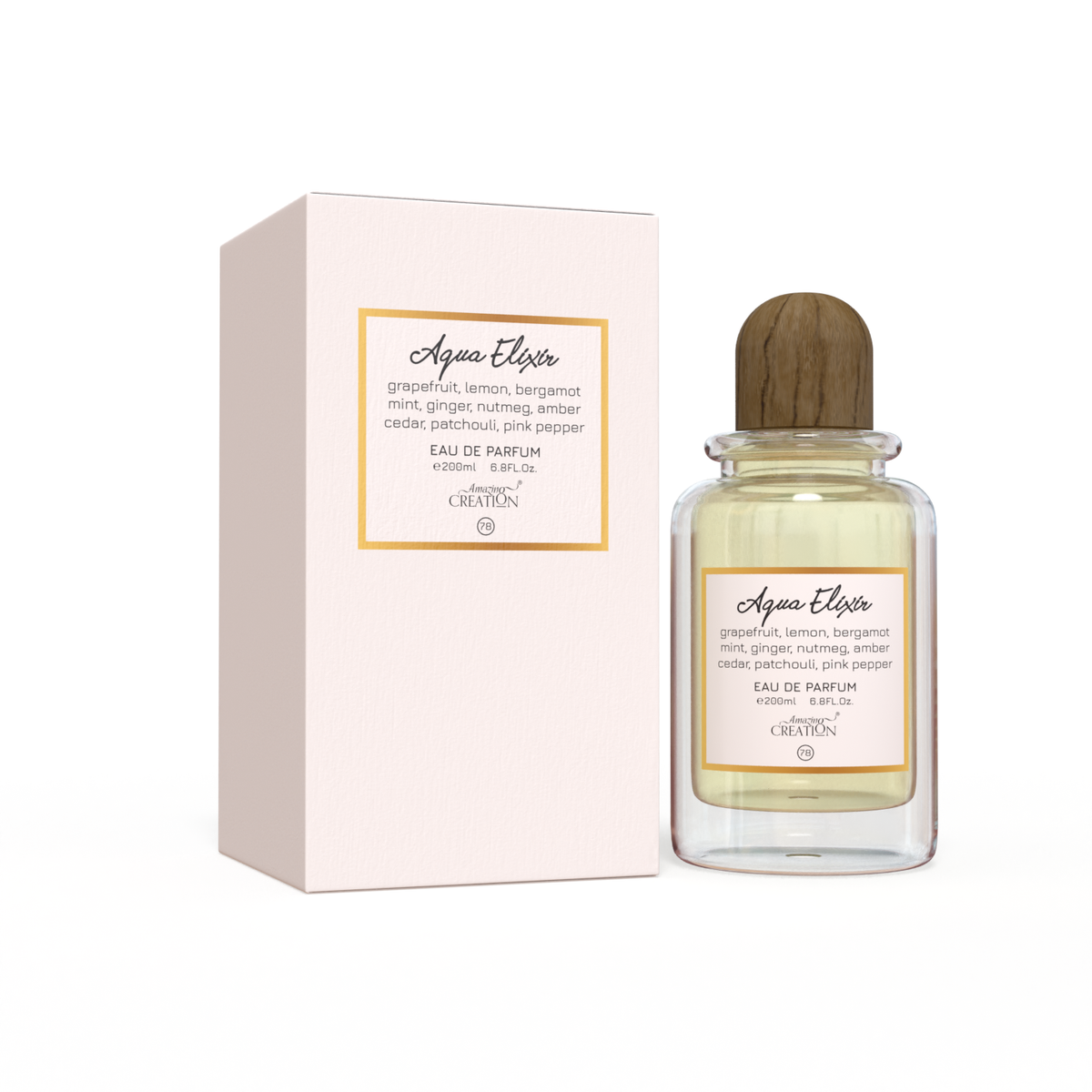Amazing Creation Aqua Elixir Eau De Parfum for Men Aromatic Woody ...