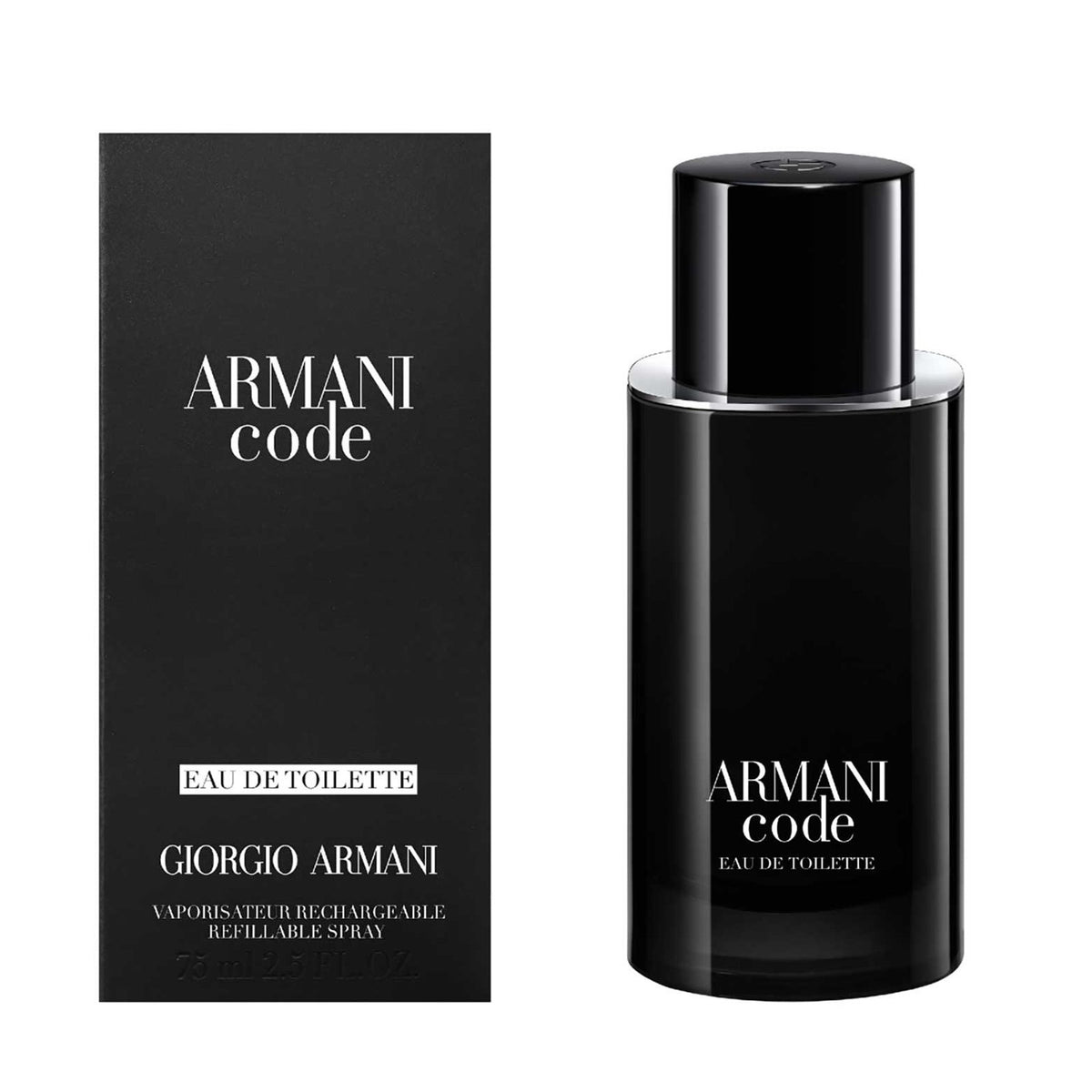 Giorgio Armani Code Refillable Perfume For Men EDT 75ml – samawa perfumes
