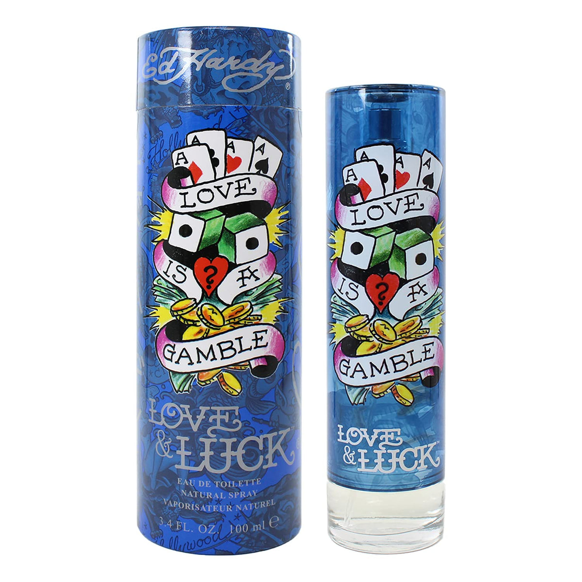 Christian Audigier Ed Hardy Love & Luck Perfume For Men EDT 100ml ...