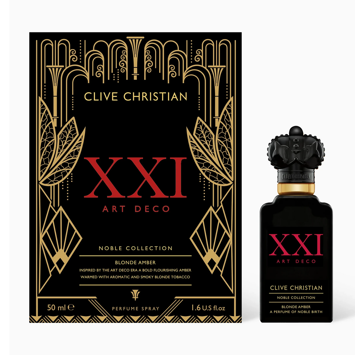 Clive Christian Noble Collection XXI Art Deco Blonde Amber Perfume Spr ...