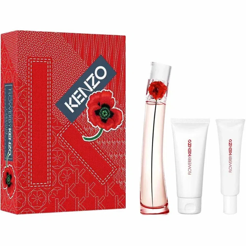 Kenzo Flower By Kenzo L'Absolue Gift Set For Women – samawa perfumes