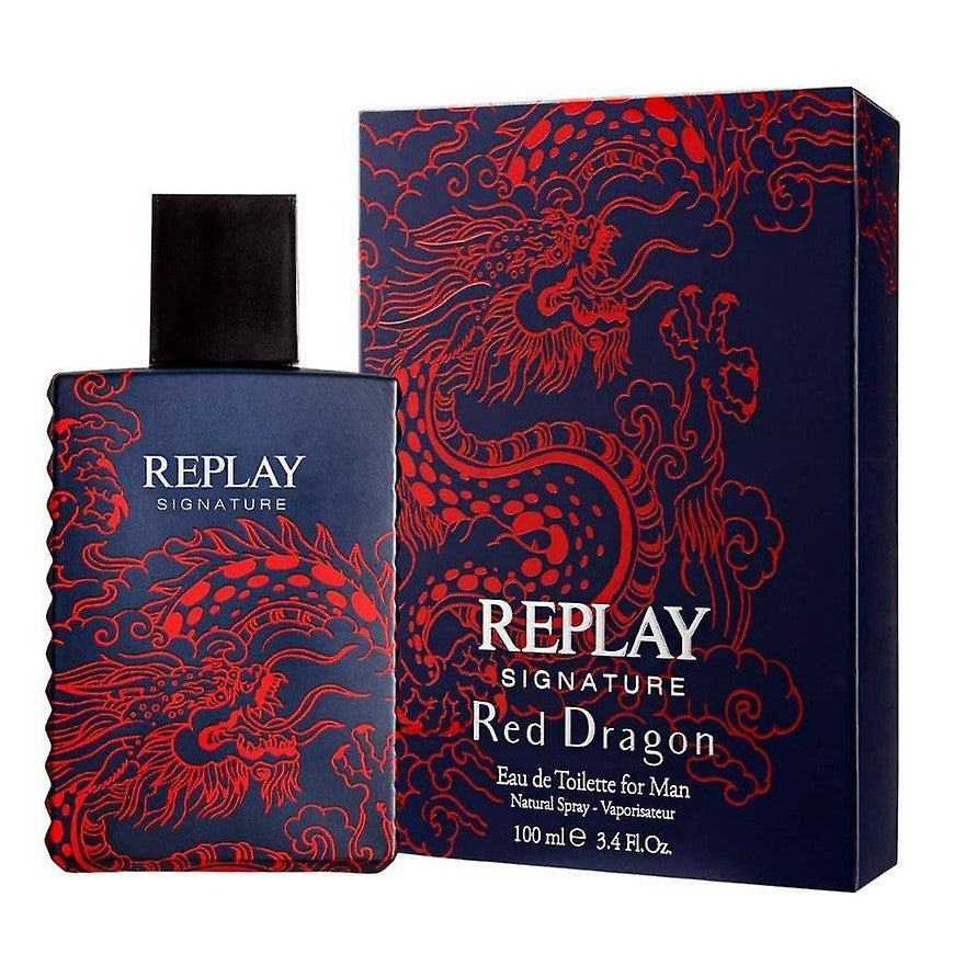 Replay Signature Red Dragon Perfume For Men EDT 100ml – samawa perfumes