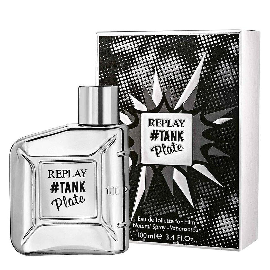 Replay Tank Plate Perfume For Men EDT 100ml – samawa perfumes