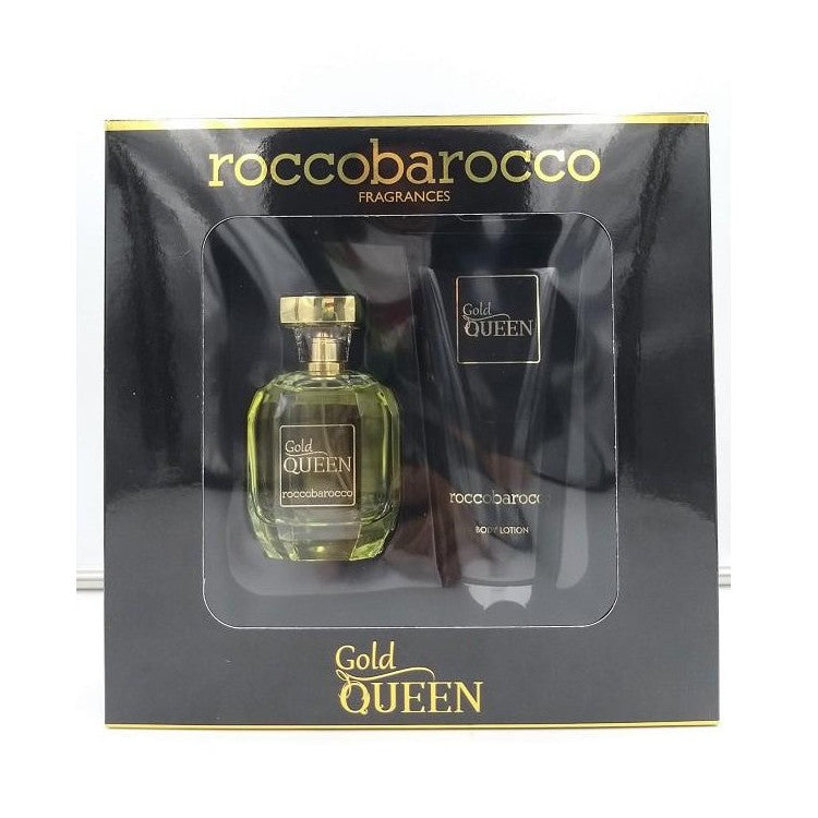Roccobarocco Gold Queen Gift Set For Women – samawa perfumes