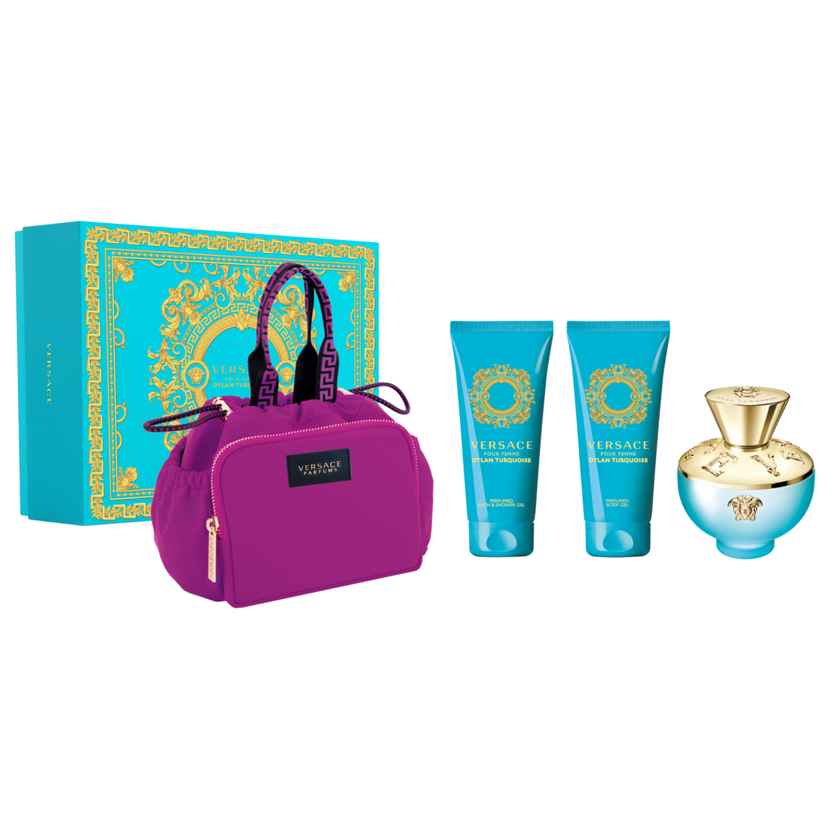 Versace Pour Femme Dylan Turquoise Gift Set For Women – samawa perfumes