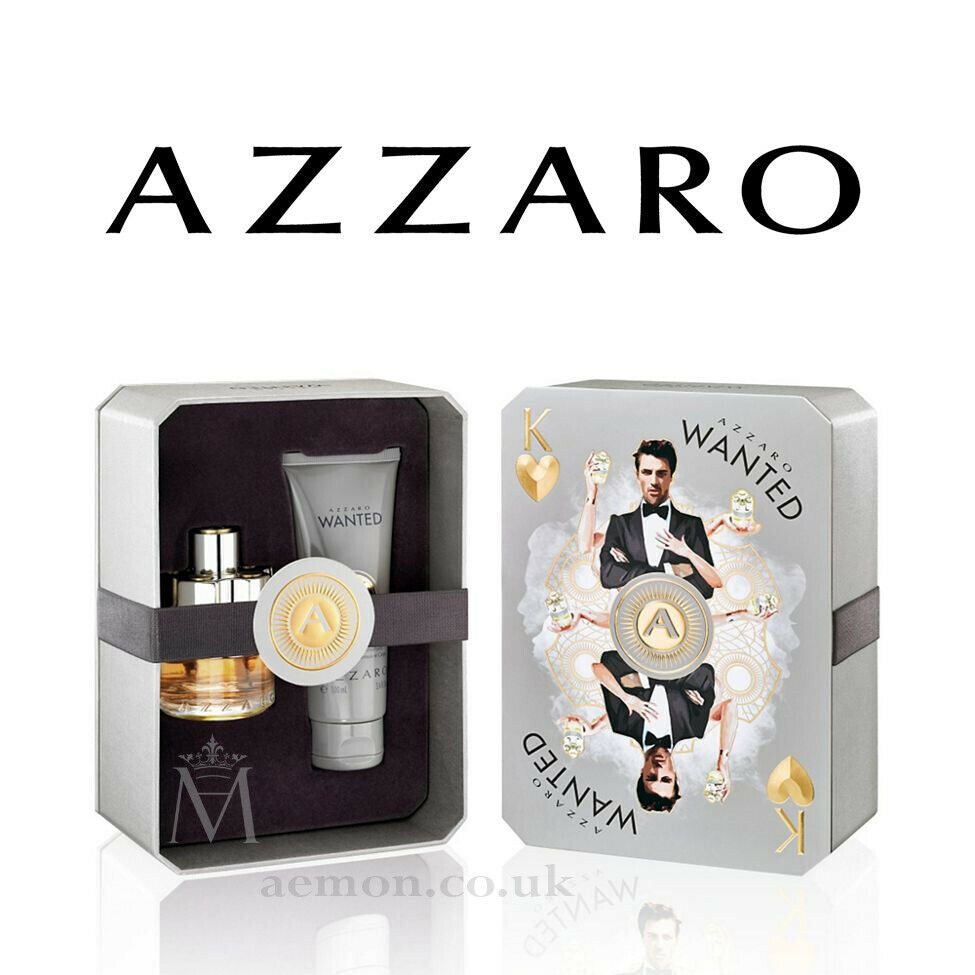 AZZARO WANTED SET EDT 50 ml + HAIR&BODY SHAMPOO 100 ml ,Men – samawa ...