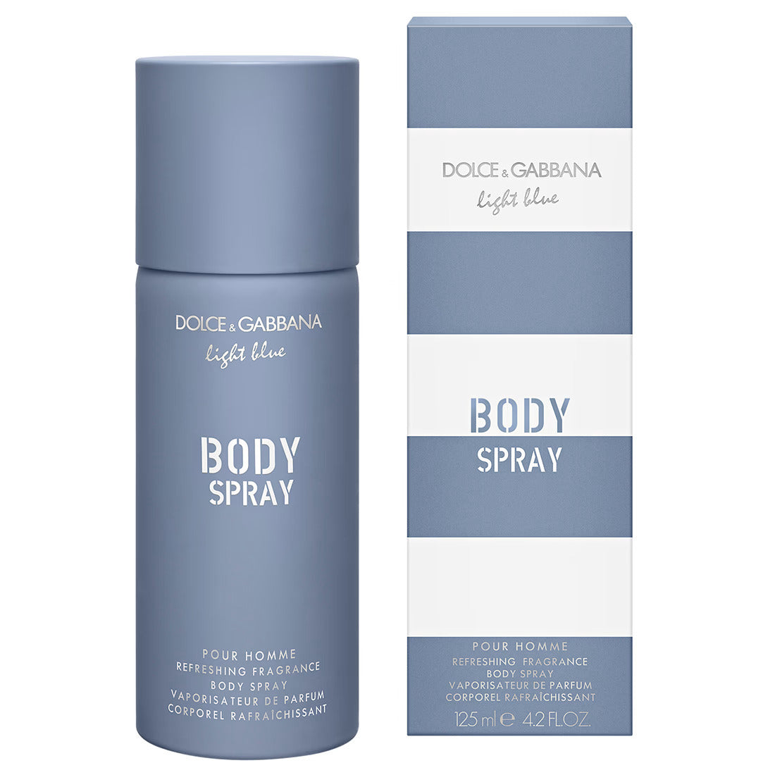 Dolce & Gabbana Light Blue Pour Homme Energizing Body Spray For Men 12 ...