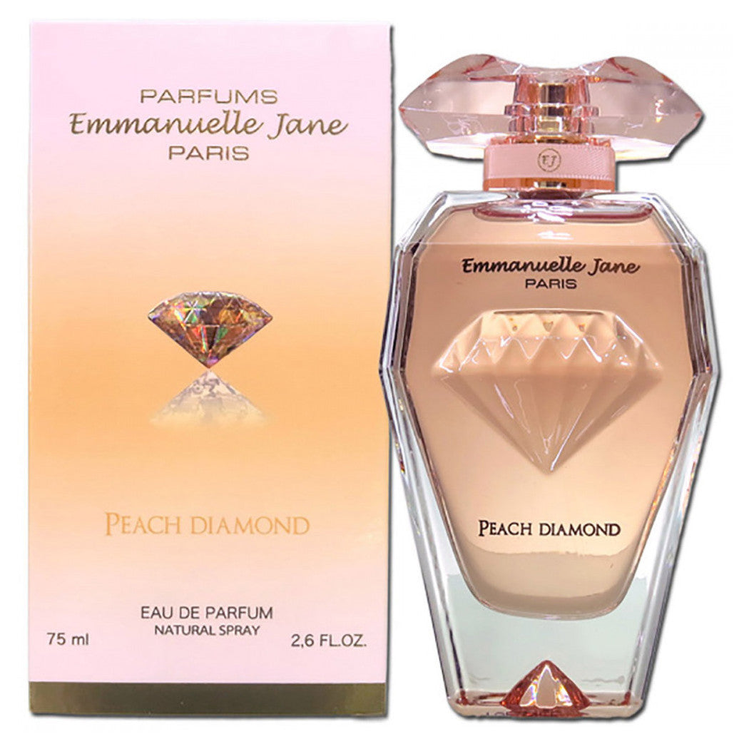 Emmanuelle Jane Peach Diamond Perfume For Women EDP 75ml – samawa perfumes
