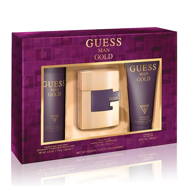 Guess Gold For Men Gift Set For Men – samawa perfumes