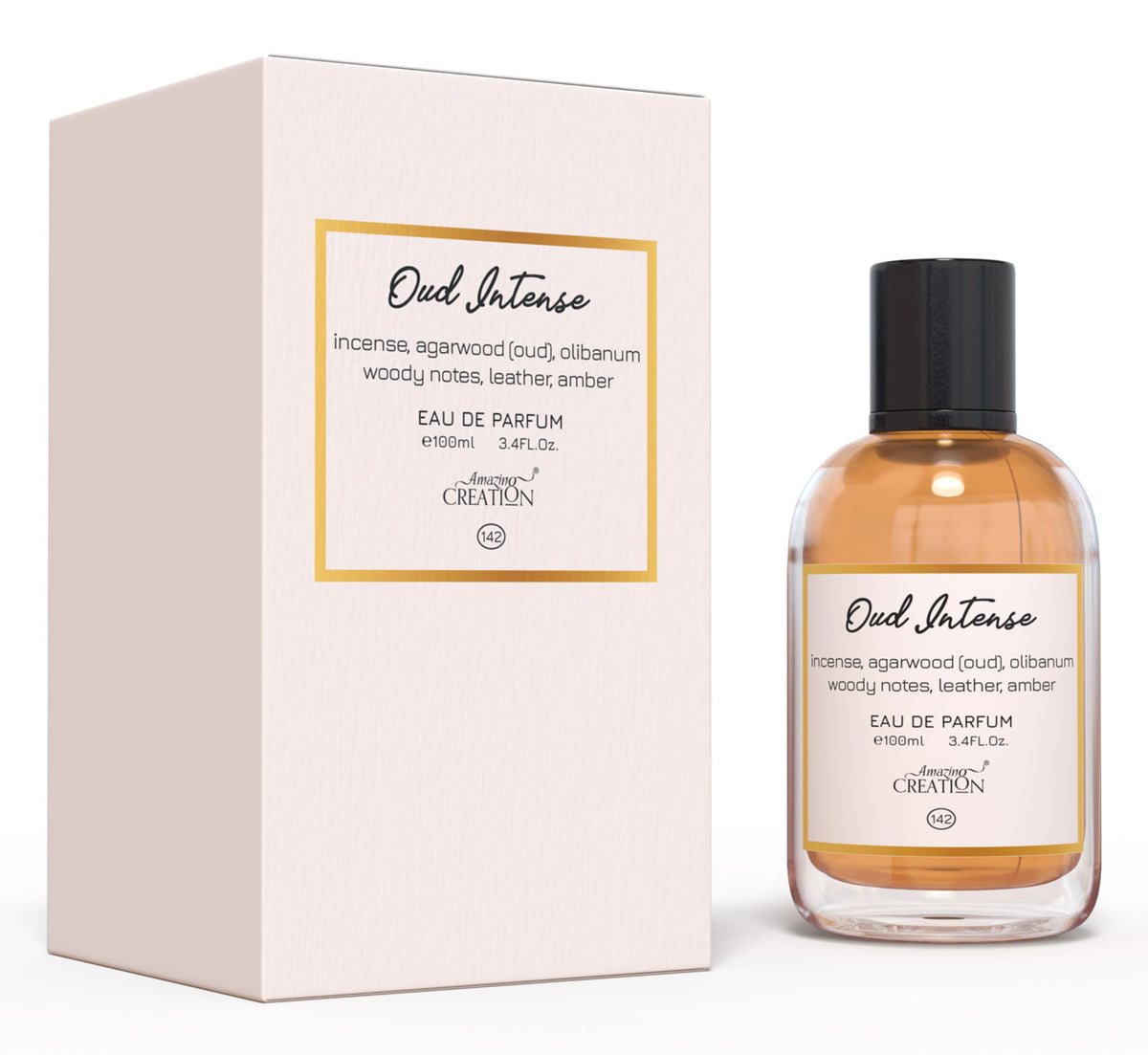 Amazing Creation Oud Intense Perfume For Unisex EDP PFB-142 100ml ...