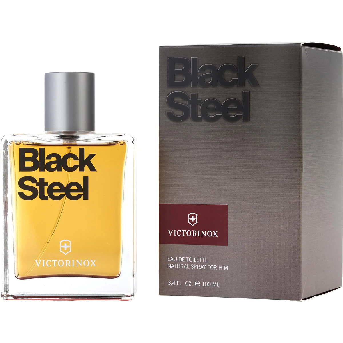 Victorinox Swiss Army Black Steel Perfume For Men EDT 100ml – samawa ...