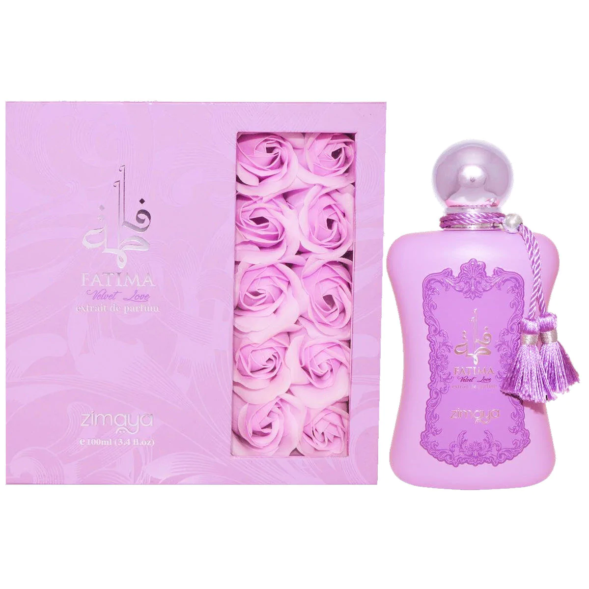 Afnan Zimaya Fatima Velvet Love Perfume For Women Extrait De Parfum 10 ...