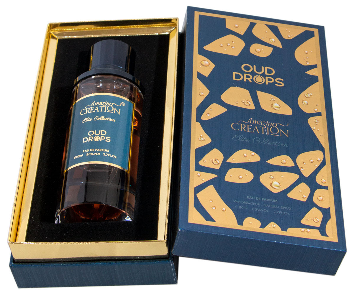Amazing Creation Elite Collection Oud Drops for Men & Women EDP 80ml ...